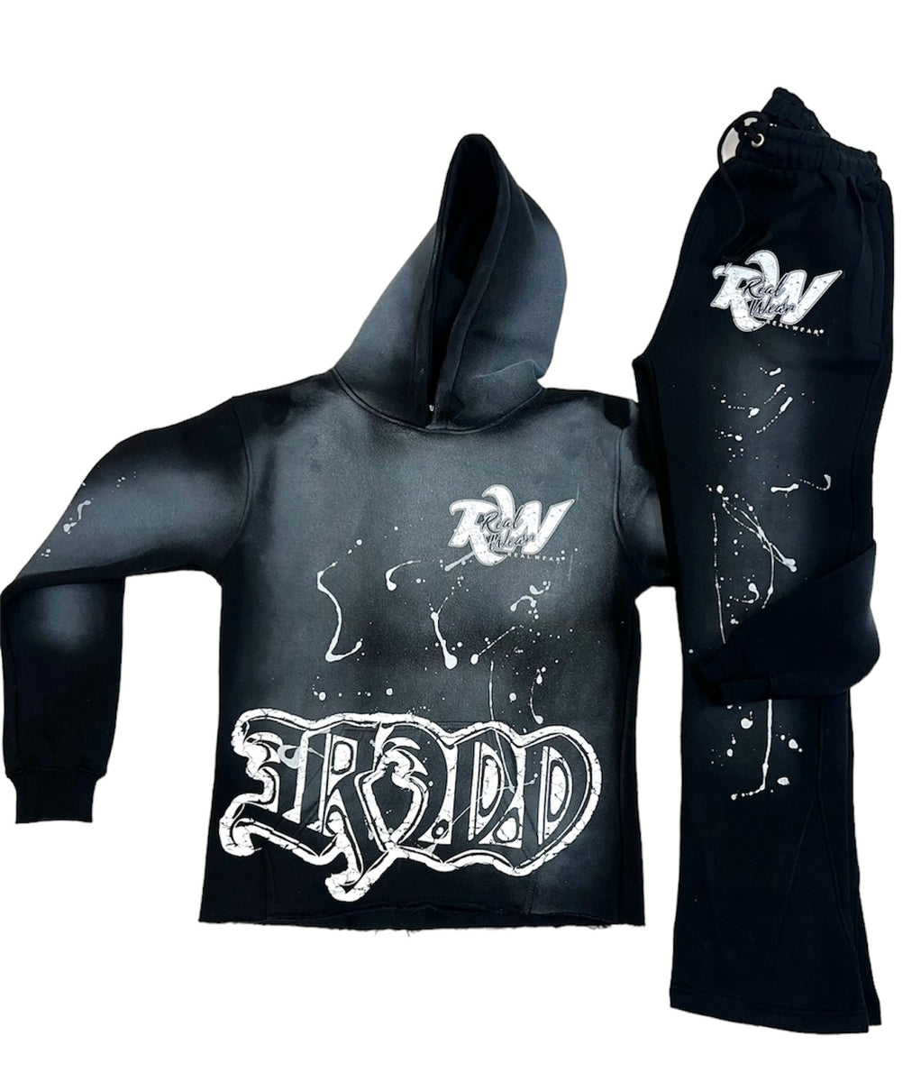 Real Wear 23' Track Suit-Black – Realwearclothing